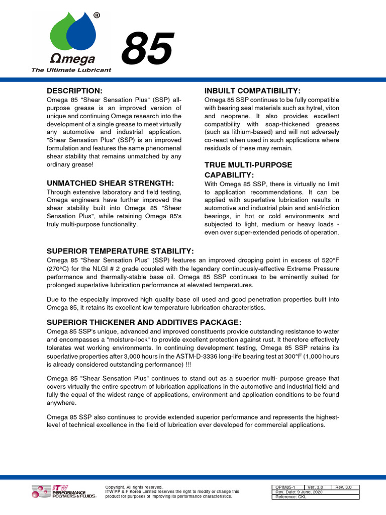 Omega 85 Pim en 09062020 | PDF | Applied And Interdisciplinary Physics ...
