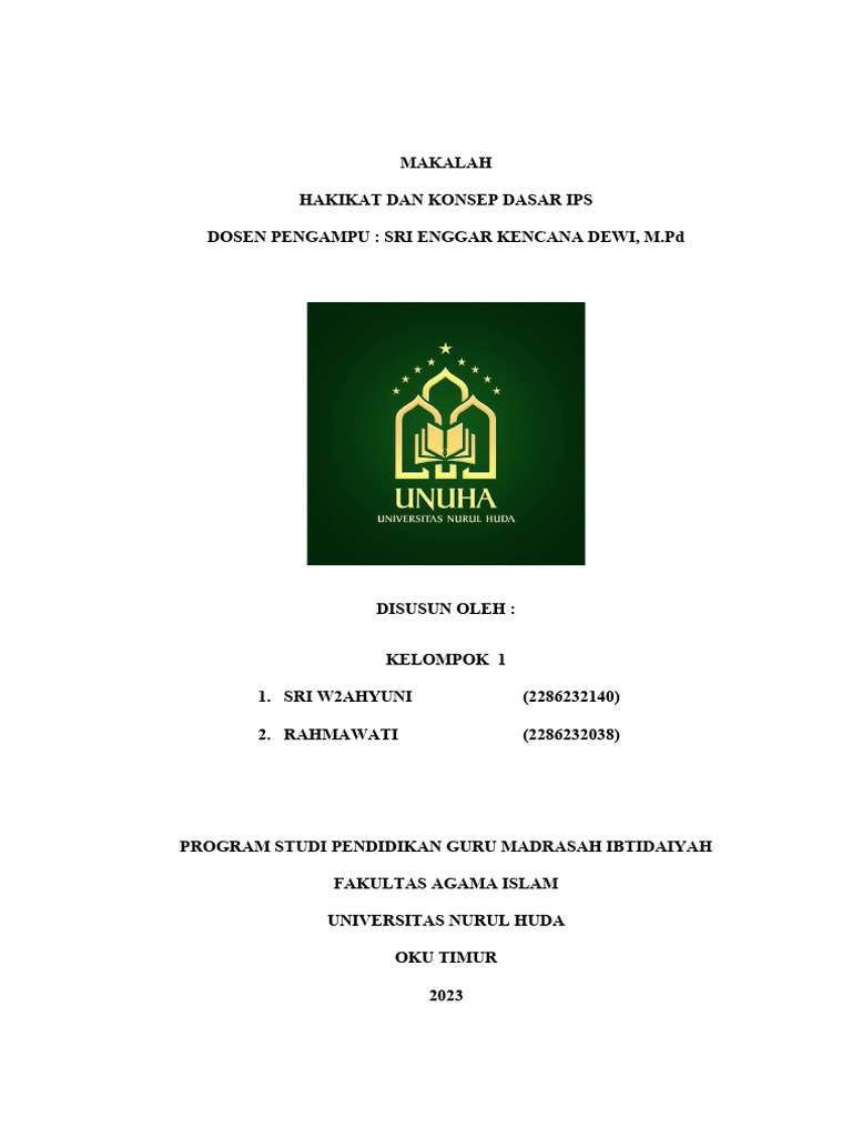 Hakikat dan Konsep Dasar IPS | PDF