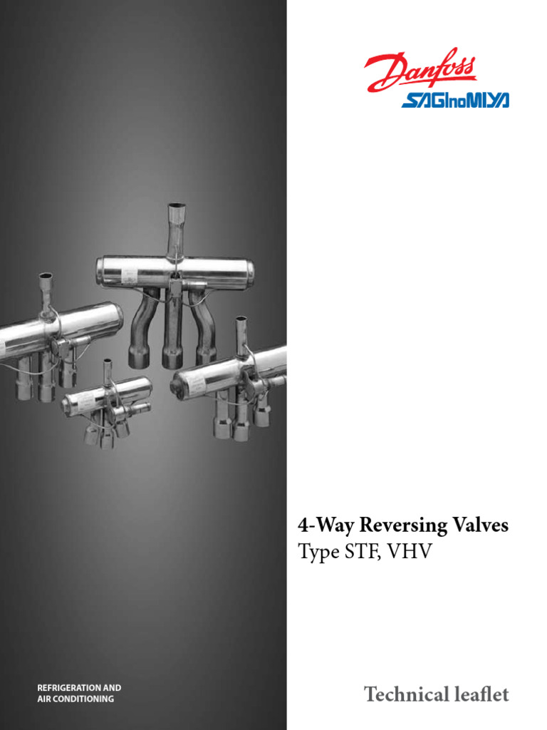 4-Way Reversing Valves: Type STF, VHV | PDF