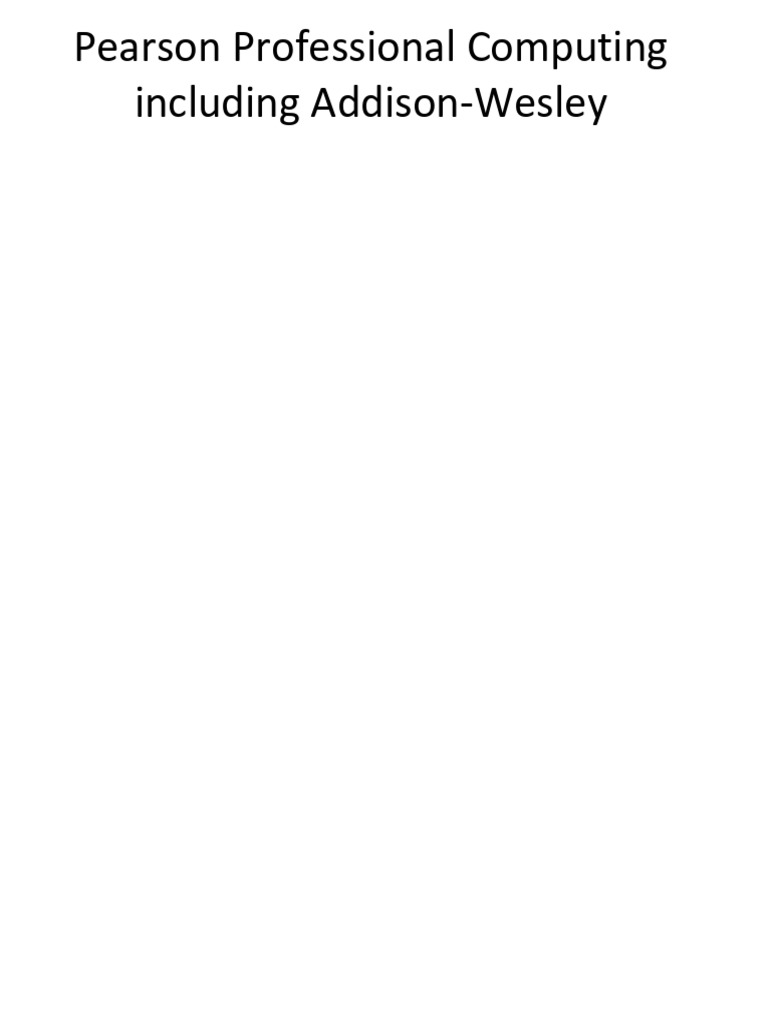 1 Pearson Professional Computing - Spring 2023 - Programming | PDF