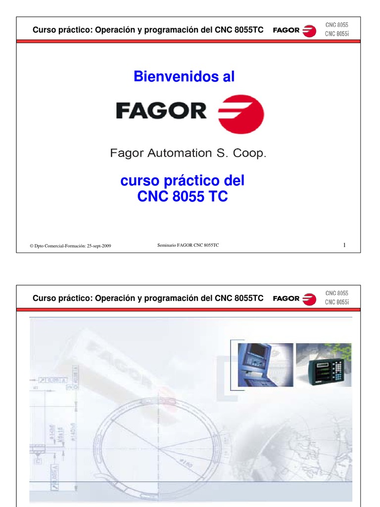 Curso Basico 8055TC | PDF | Control numerico | Industrias