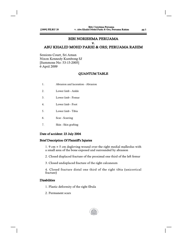 Cases PDF Opener | PDF | Negligence | Human Leg