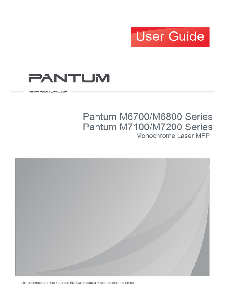 Pantum M6700 M6800 M7100 M7200 Series User Guide en V1 2 | PDF | Image ...