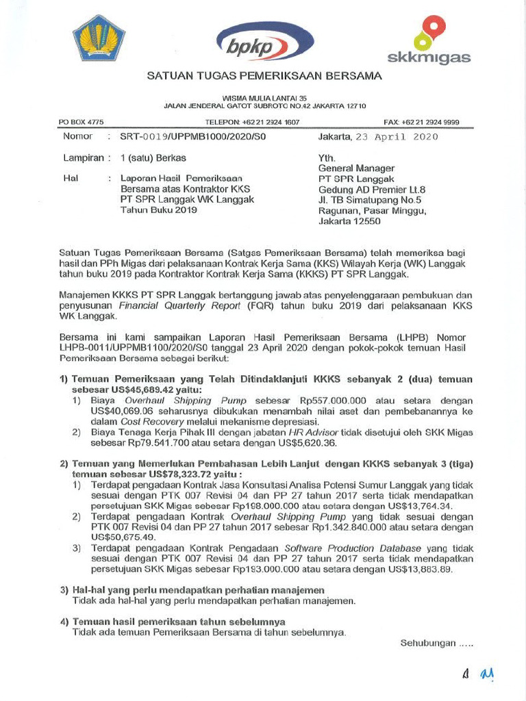 LHPB PT SPR Langgak TB 2019 Final | PDF