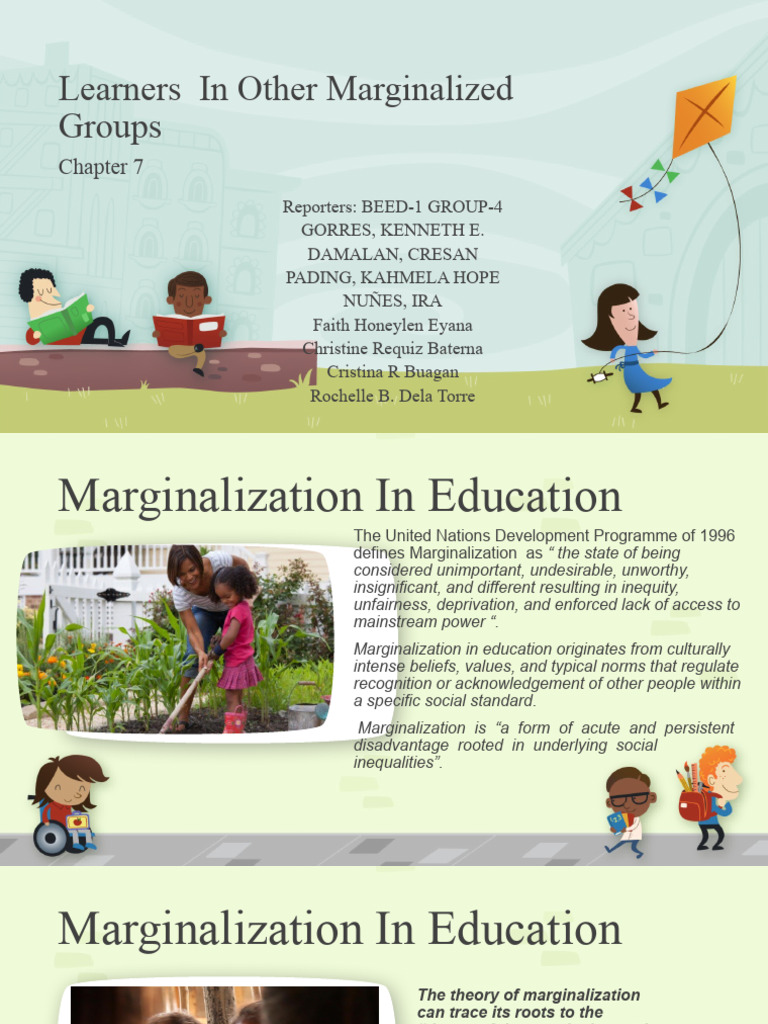 Learners in Other Marginalized Groups | PDF