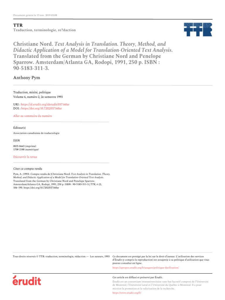 Nord Christiane | PDF