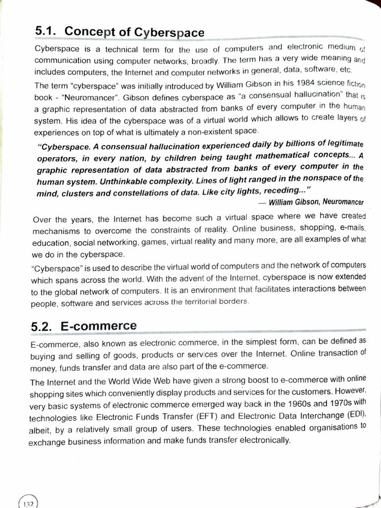 CSL Module 4 - The Concept of Cyberspace | PDF | Electronic Data Interchange | Intellectual Property