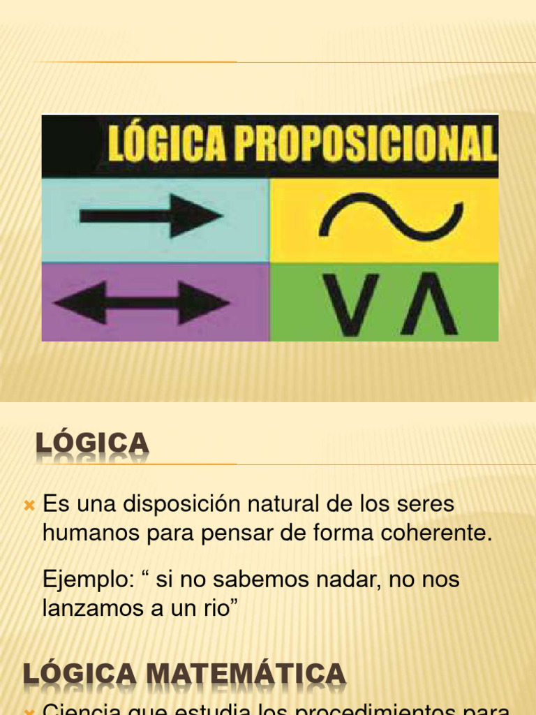 Lógica Matemática y Proposiciones | PDF