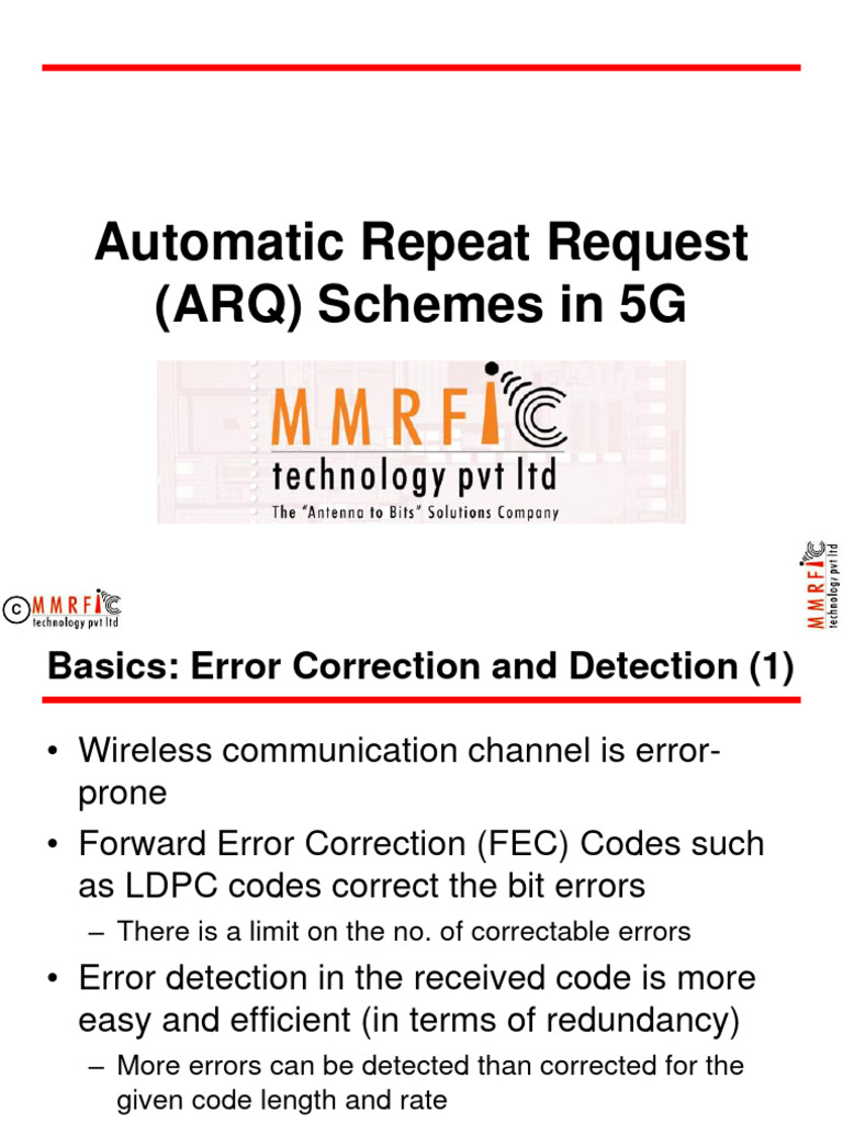 5G ARQ Schemes Oct2021 | PDF