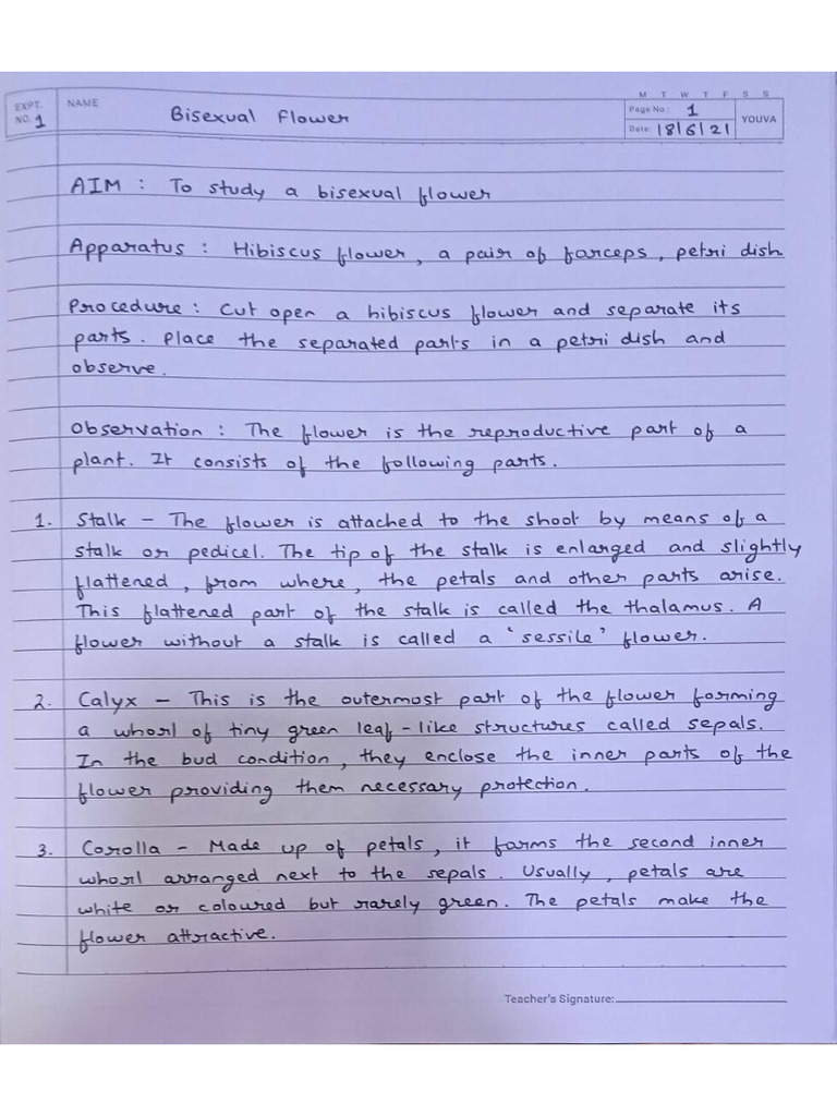 Biology Journal Exp 1, 2. 8117 Swaroopa Zade | PDF