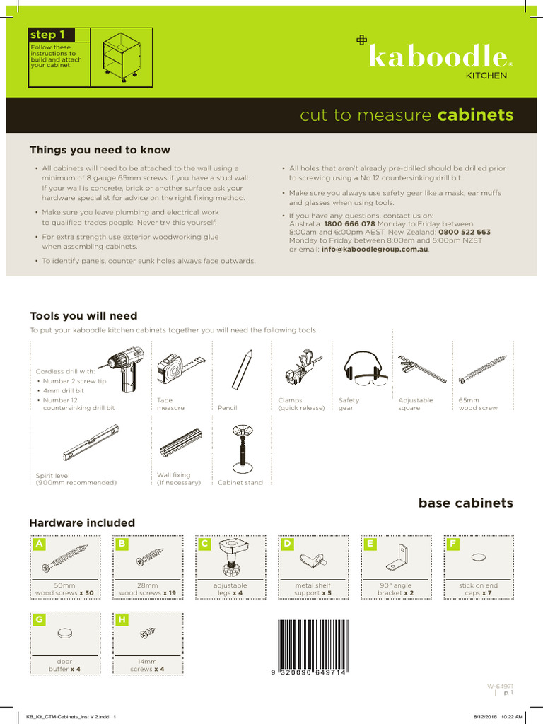 KB_Kit_CTM-Cabinets_Inst_V_2 | PDF