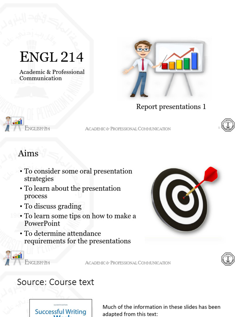 ENGL 214 25 Report - Presentation Preparation 1 | PDF | Career & Growth ...