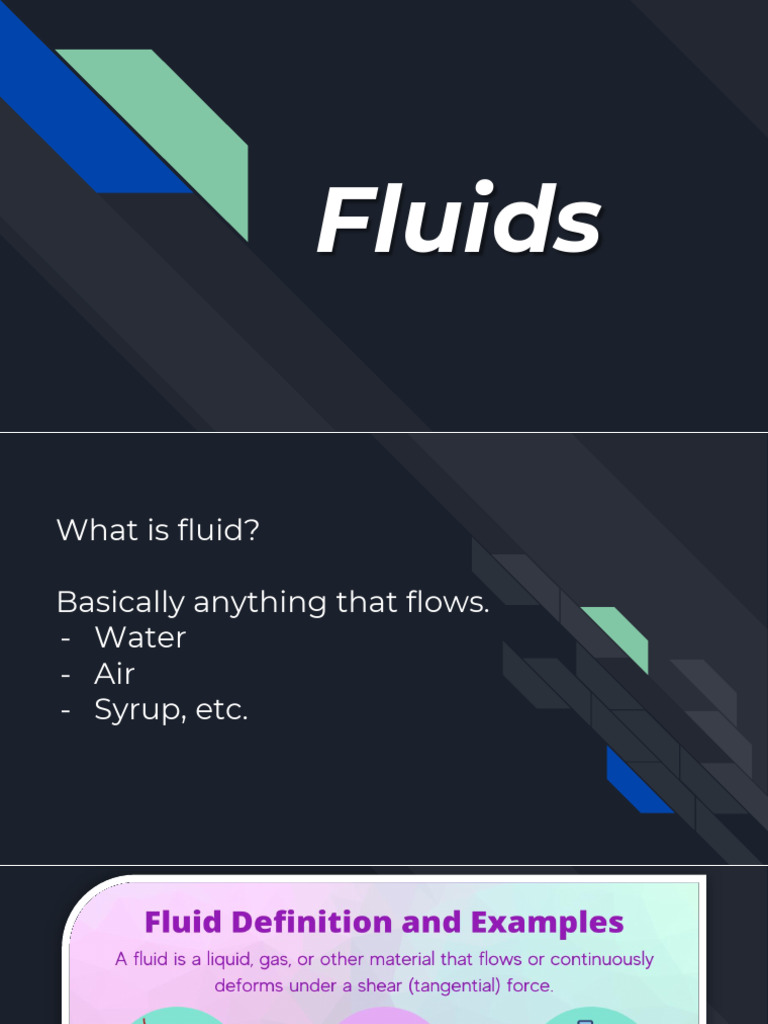 Characteristics and Types of Fluid | PDF | Pressure | Buoyancy
