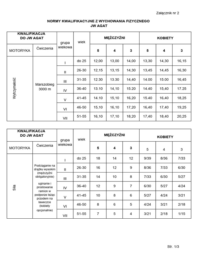 BNORMY Zaacznik NR 1 | PDF