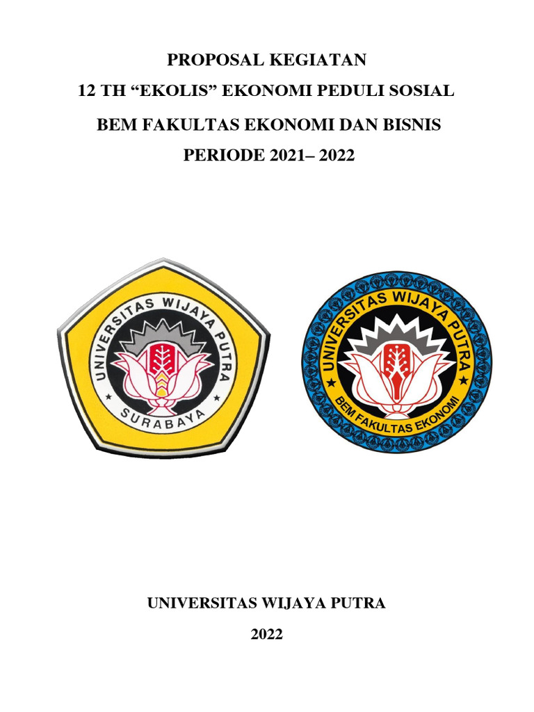 Proposal Ekolis 2021-2022 Fix 2 (10 April) | PDF
