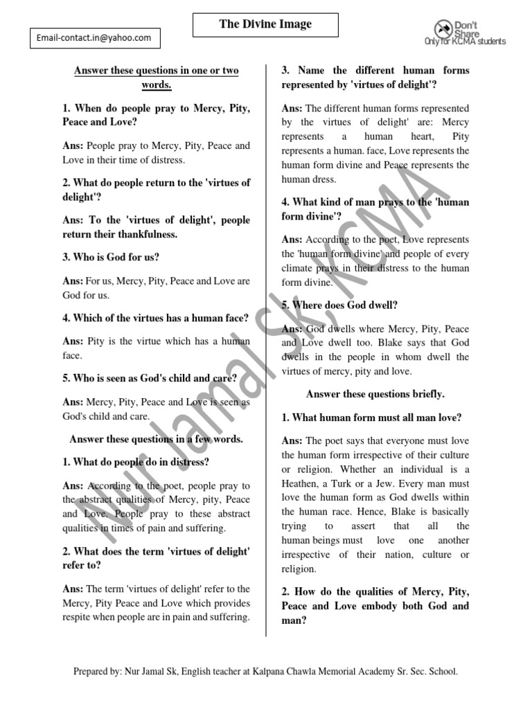 The Divine Image | PDF