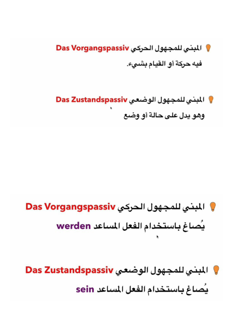 Passiversatzformen | PDF