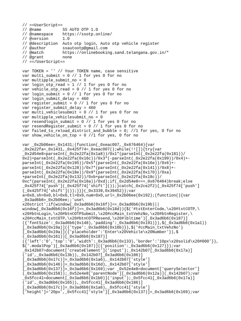 ss otp app | PDF | Html | Software