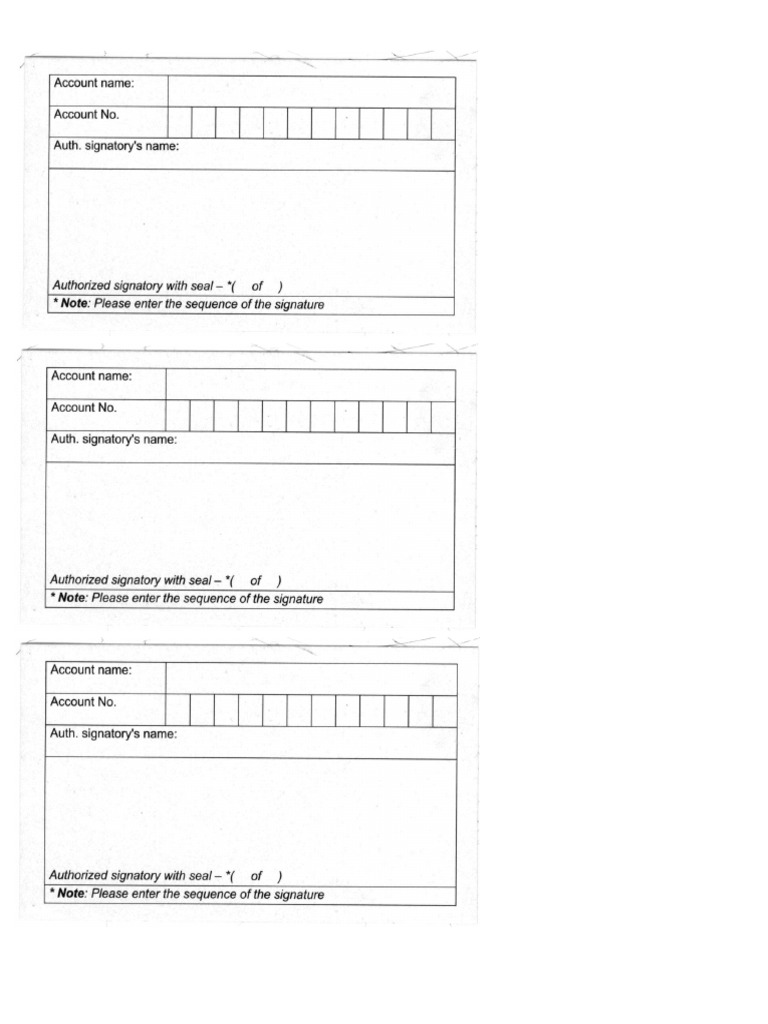 Signature Cards | PDF