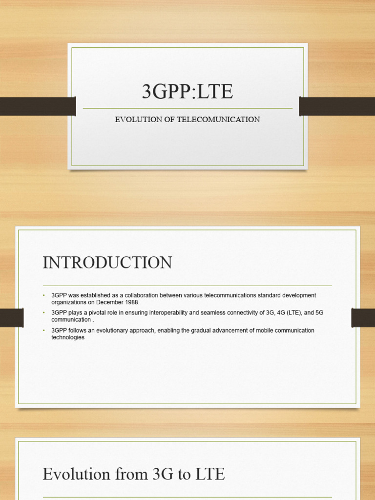 3GPP ppt | PDF
