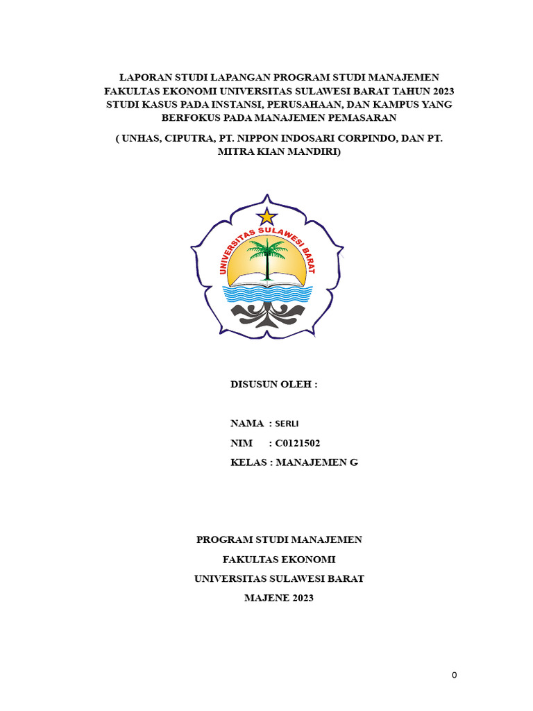 Serli - Laporan Stulap | PDF