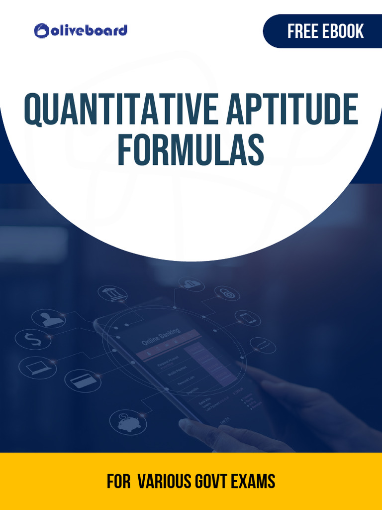 Ebook Quantitative Aptitude Formulas 1 | PDF | Trigonometric Functions ...