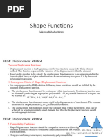 Shape Functions in Finite Element Method | PDF | Finite Element Method ...