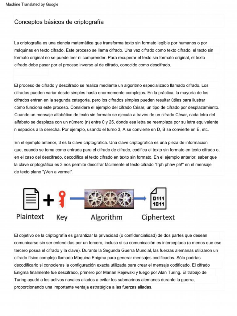 Cryptography Basics | PDF | Criptografía | Cifrado