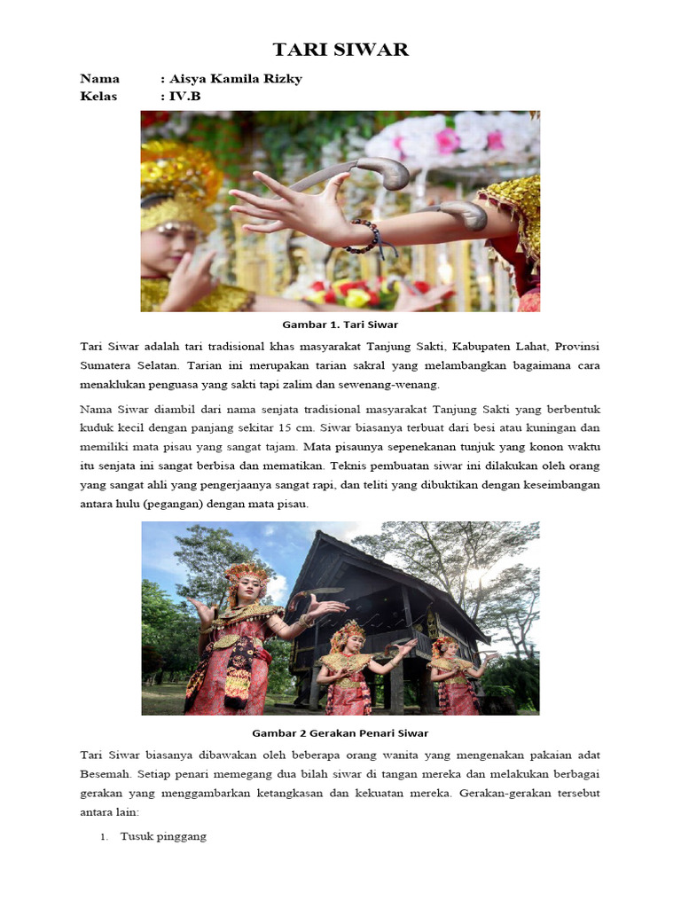 Tari Siwar | PDF