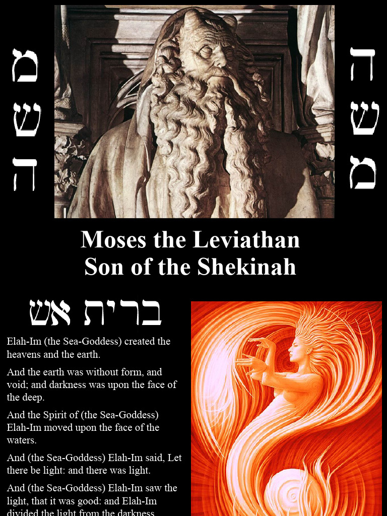 The Gnostic Moses 05 Moses The Leviathan, Son of The Shekinah | PDF