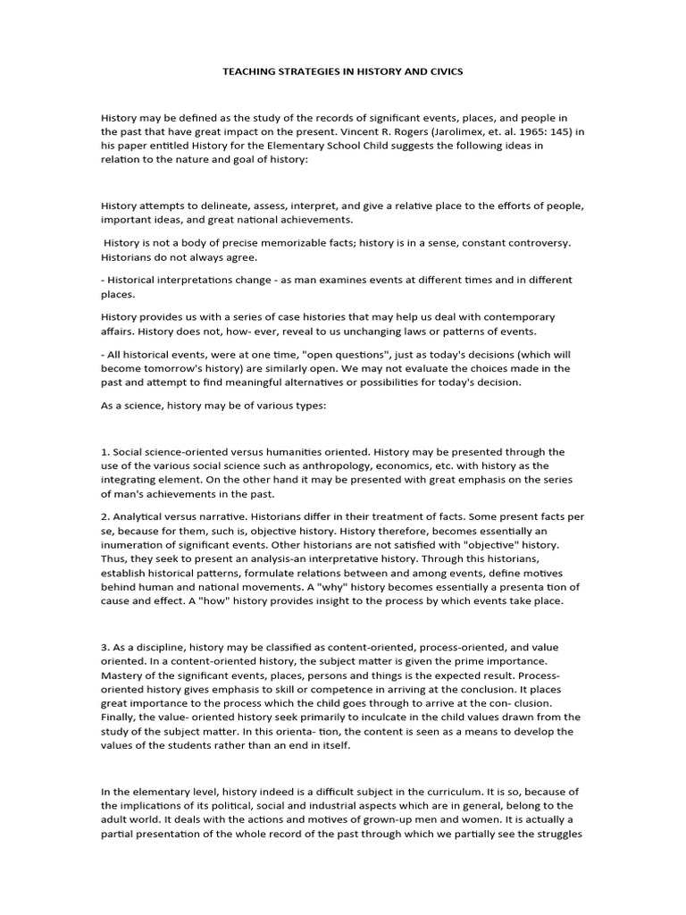 TEACHING STRATEGIES PDF