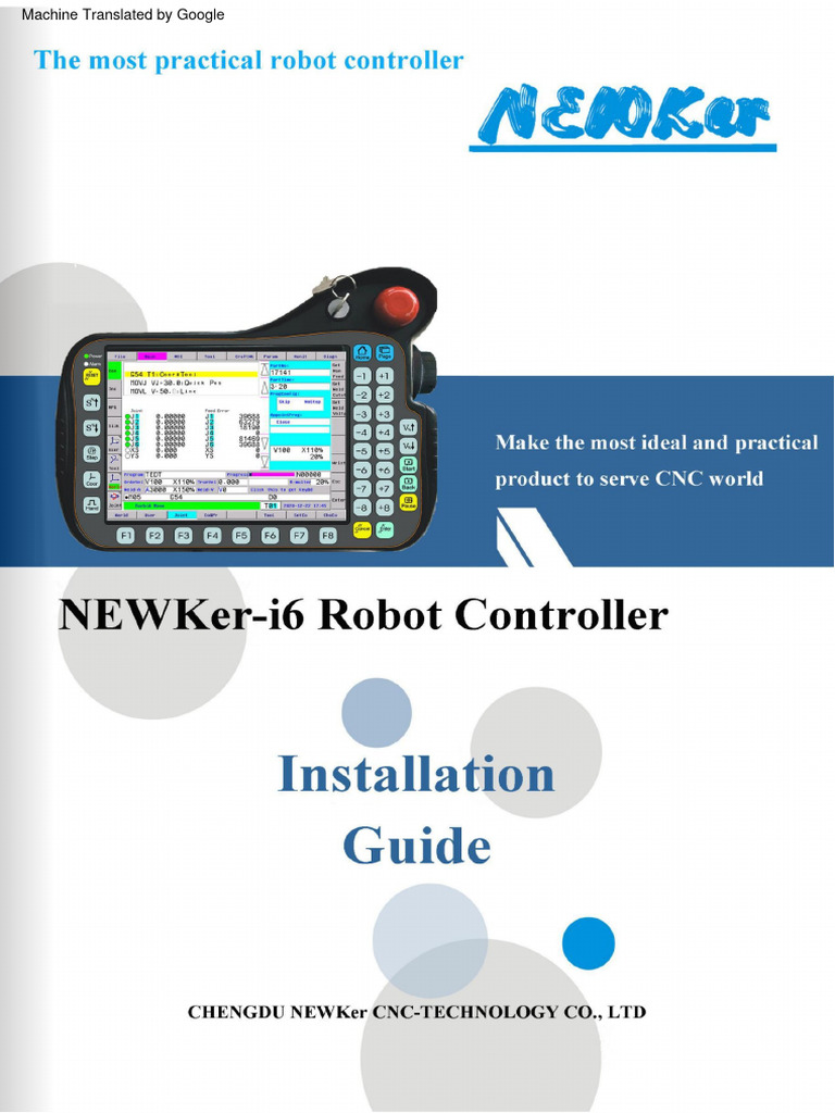 NEWKer-i6 Robot Controller Controller Installation Guide - TRADUCCION | PDF | Informática