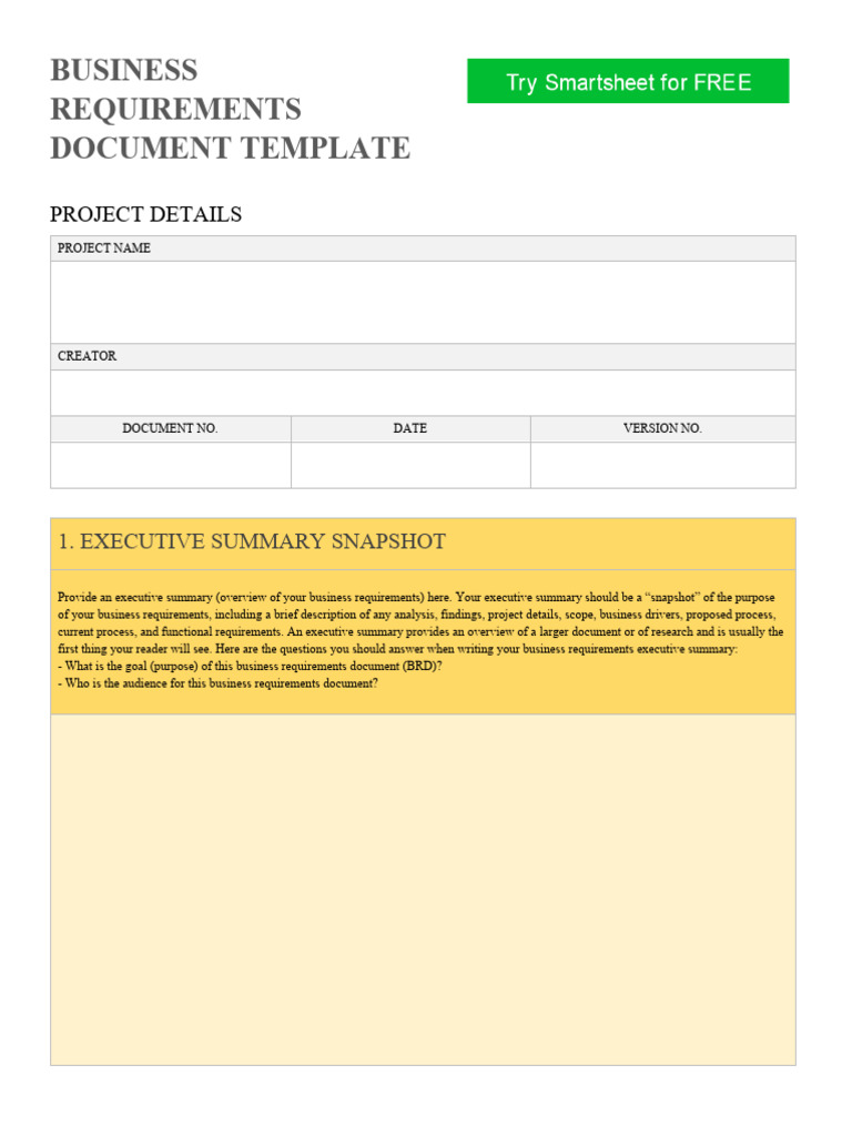 IC Business Requirements Document 11526 - WORD | PDF