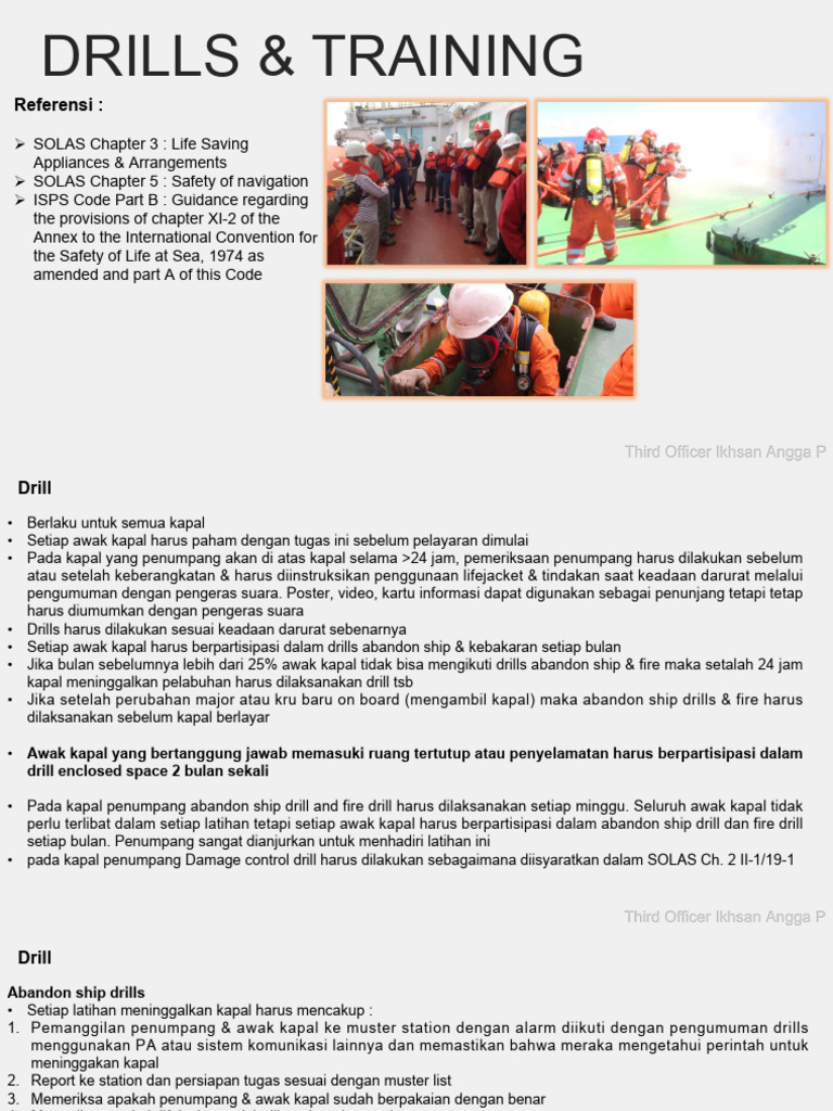 Drill & Training | PDF | Teknologi & Rekayasa