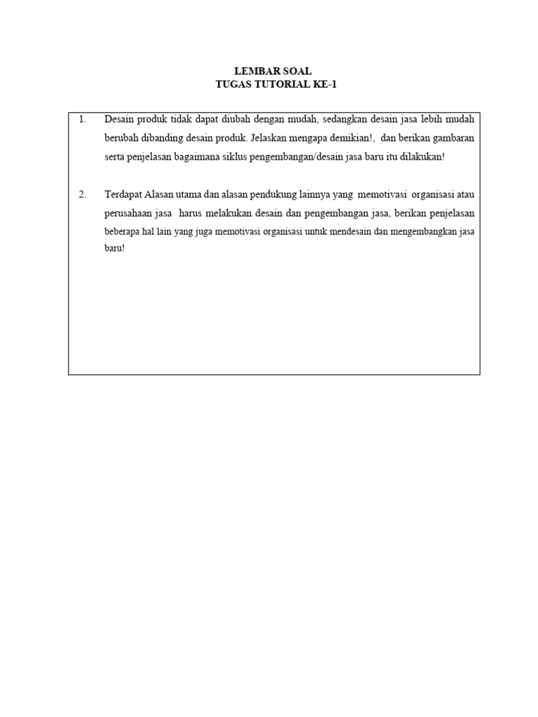 Tugas 1 EKMA4369 | PDF