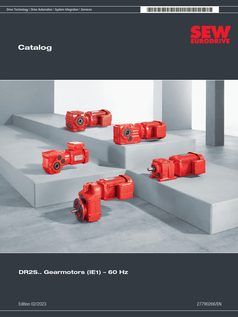 Catalog: DR2S.. Gearmotors (IE1) - 60 HZ | PDF | Electric Motor | Gear