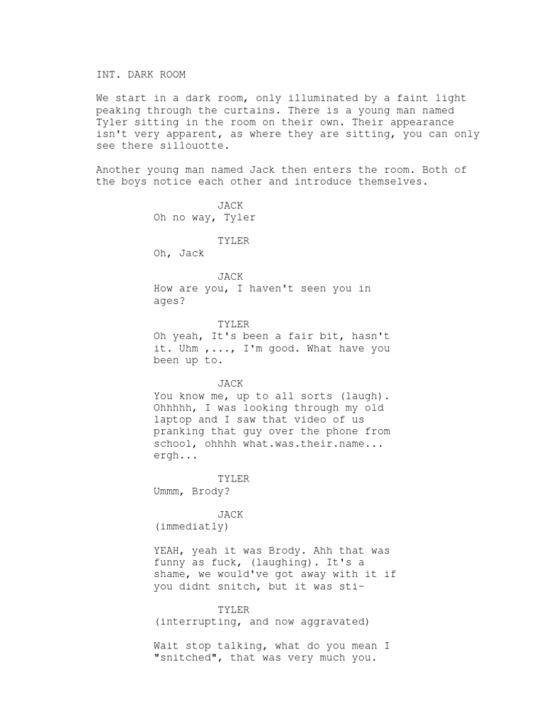 script my project | PDF