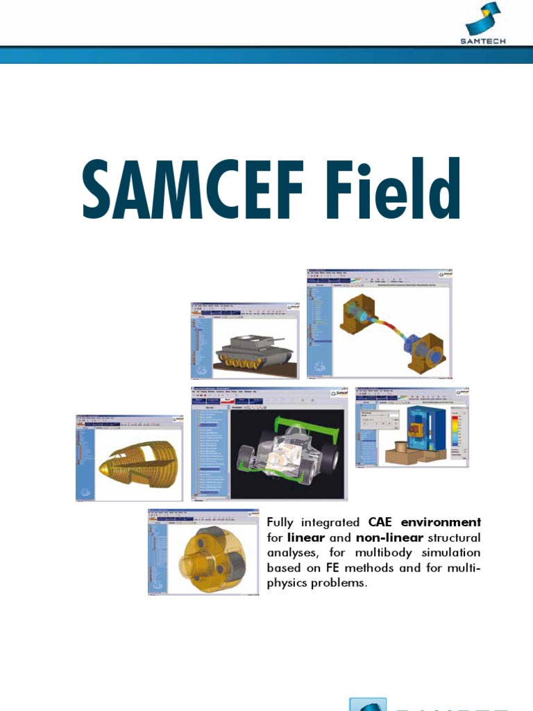 Broch Samcef Field An | PDF | Computer Aided Design | Simulation