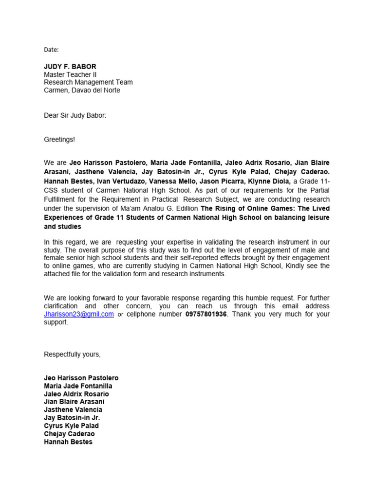 Validitation PR1 | PDF