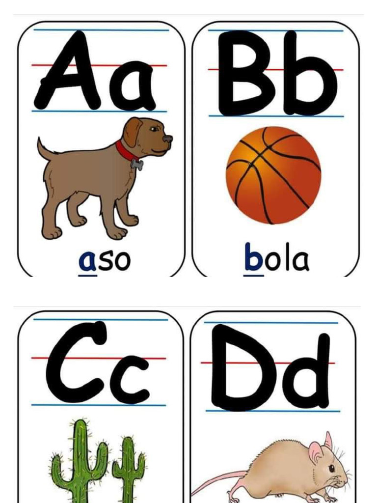 Alpabeto Flashcard | PDF