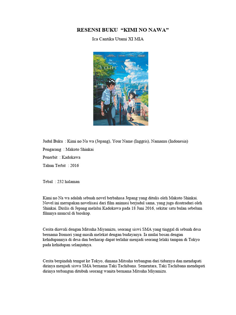 Resensi Ica Cantika Utami | PDF