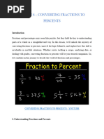 Percentage To Fraction Table | PDF