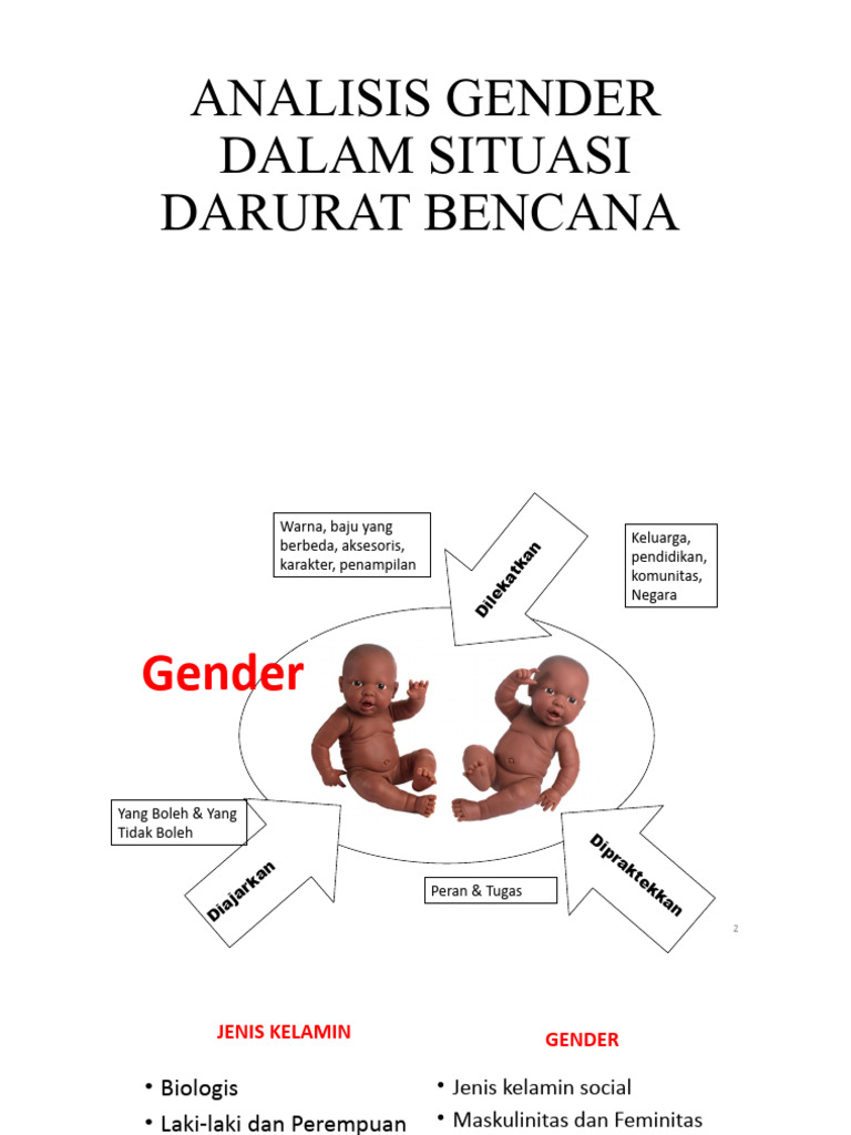 ANALISIS GENDER DALAM SITUASI DARURAT | PDF ANALISIS GENDER DALAM SITUASI DARURAT | PDF