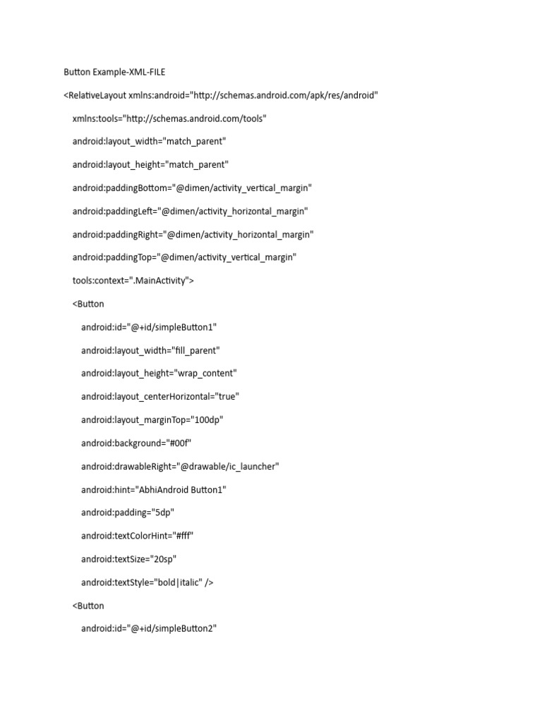 Button | PDF | Android (Operating System) | Personal Digital Assistant