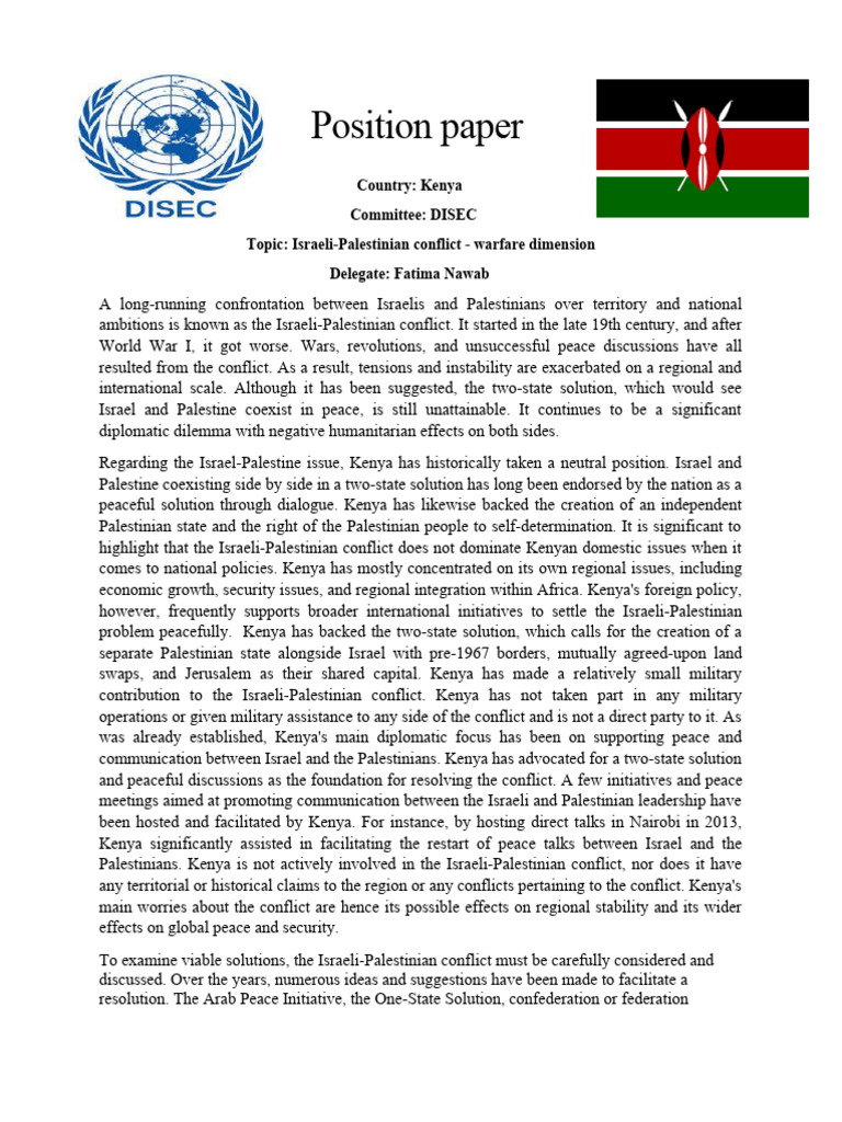 Position Paper | PDF Position Paper | PDF