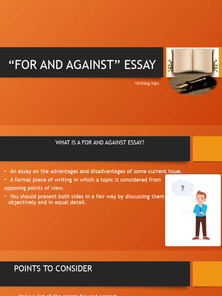 For and Against | PDF | Essays | Paragraph
