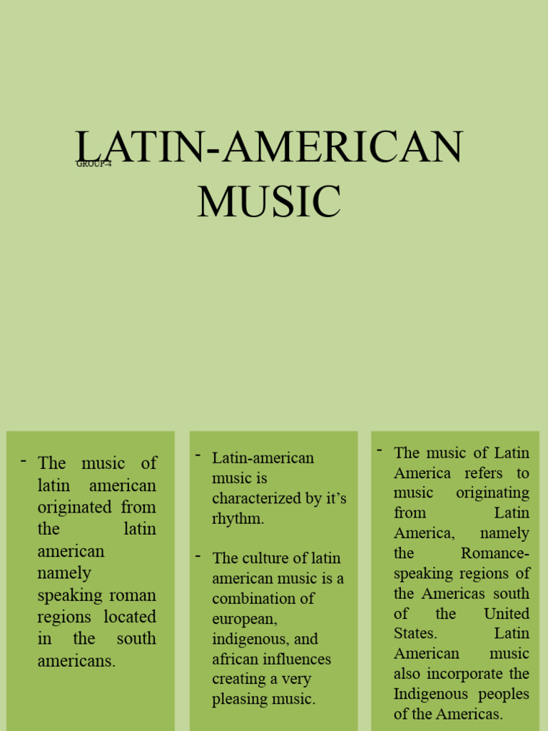 Latin American | PDF