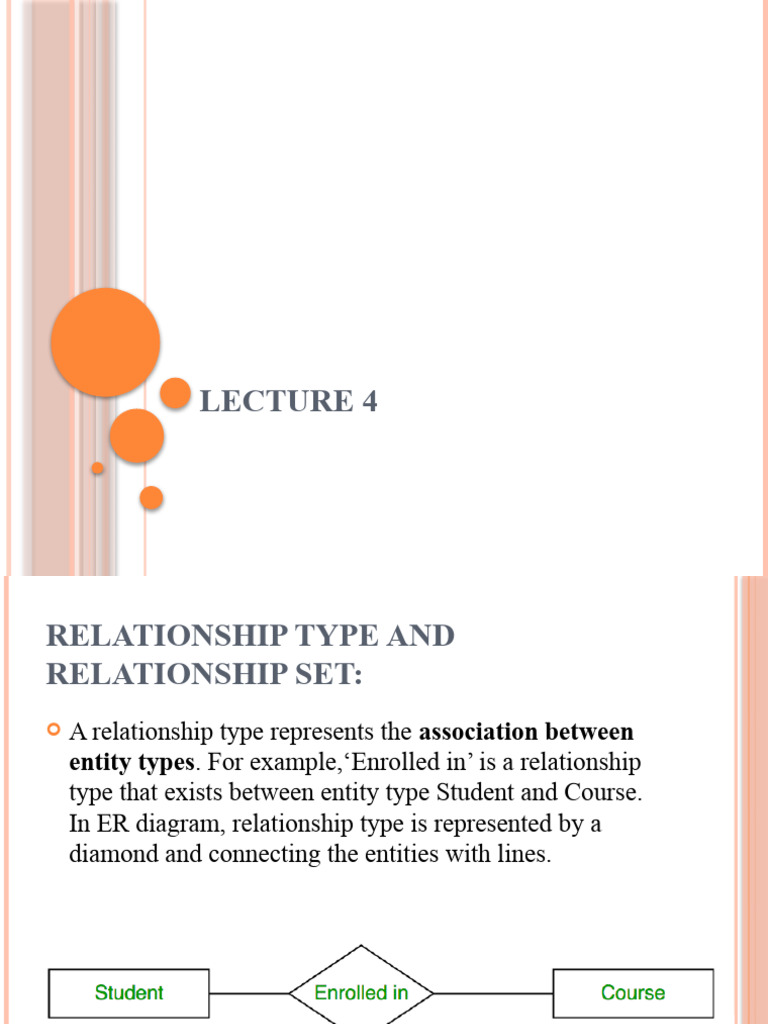 Lecture 4 | PDF | Data Management | Data Model