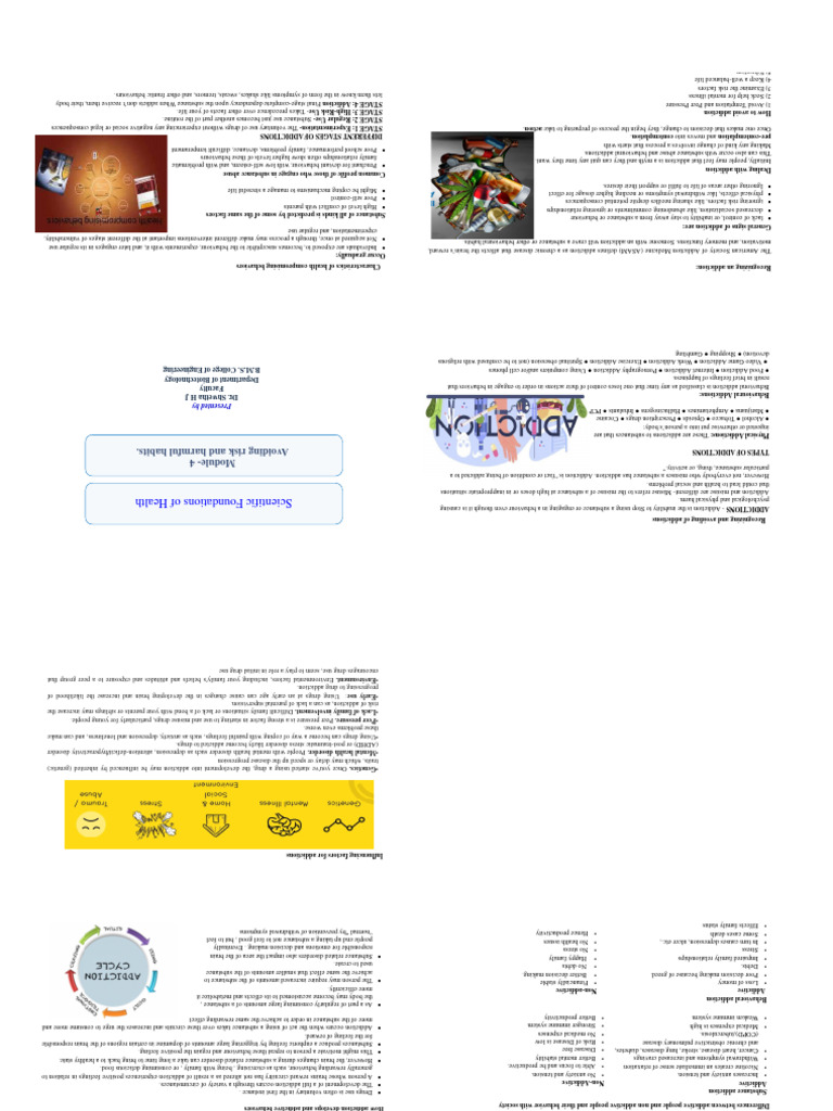 SFH- Module 4 | PDF | Substance Abuse | Mental Disorder