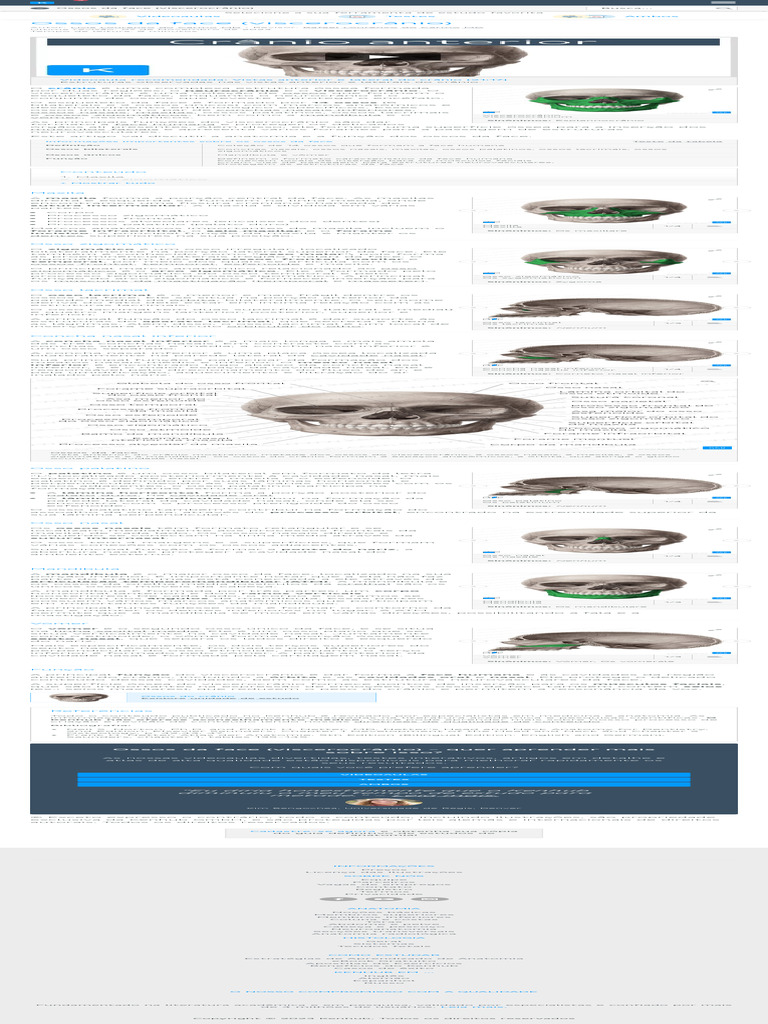 Ossos Da Face (Viscerocrânio) Anatomia e Estrutura Kenhub | PDF